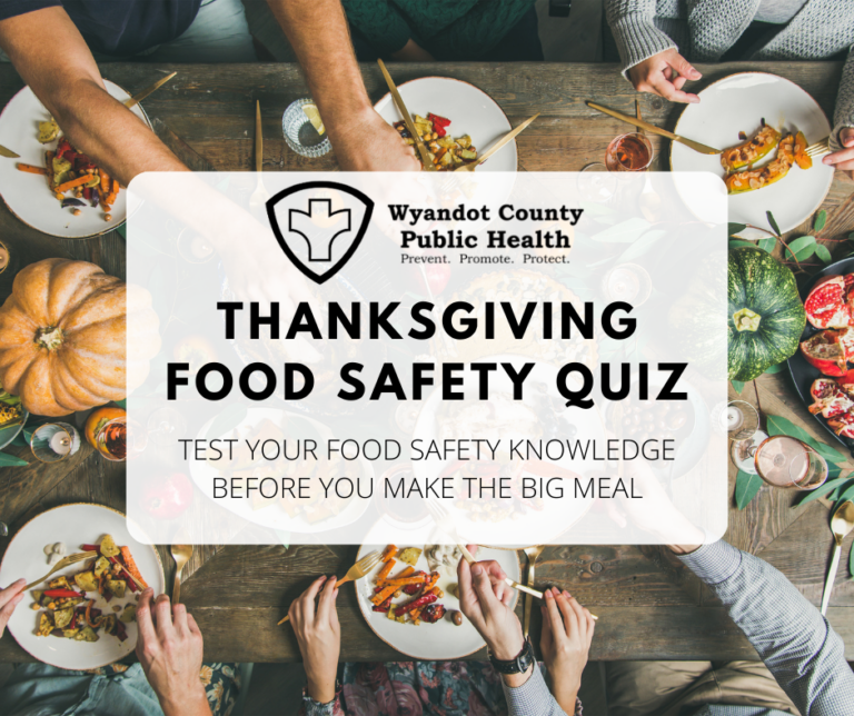 2023 Thanksgiving Food Safety Quiz - Wyandot County Public Health